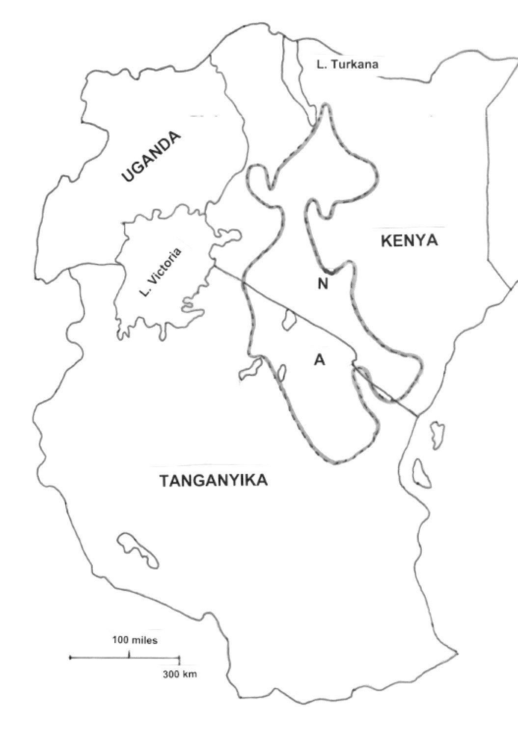 Maasai map 3 – Stories of East Africa by Dennis Herlocker
